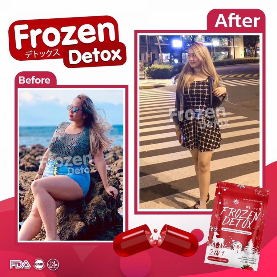 Frozen Detox 60 Capsules Dietary Supplement | Worldwide Shipping