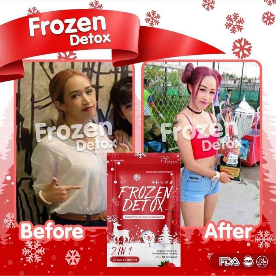 Frozen Detox 60 Capsules Dietary Supplement | Worldwide Shipping