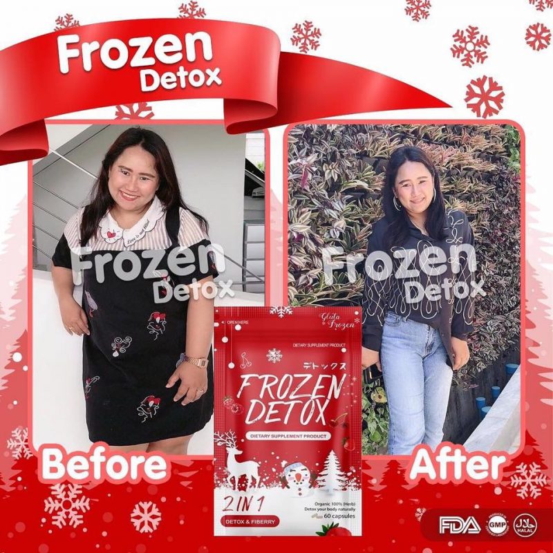 Frozen Detox 60 Capsules Dietary Supplement | Worldwide Shipping