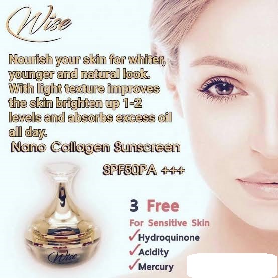 Wises Nano Collagen Sunscreen | Worldwide Shipping | Retail Wholesale