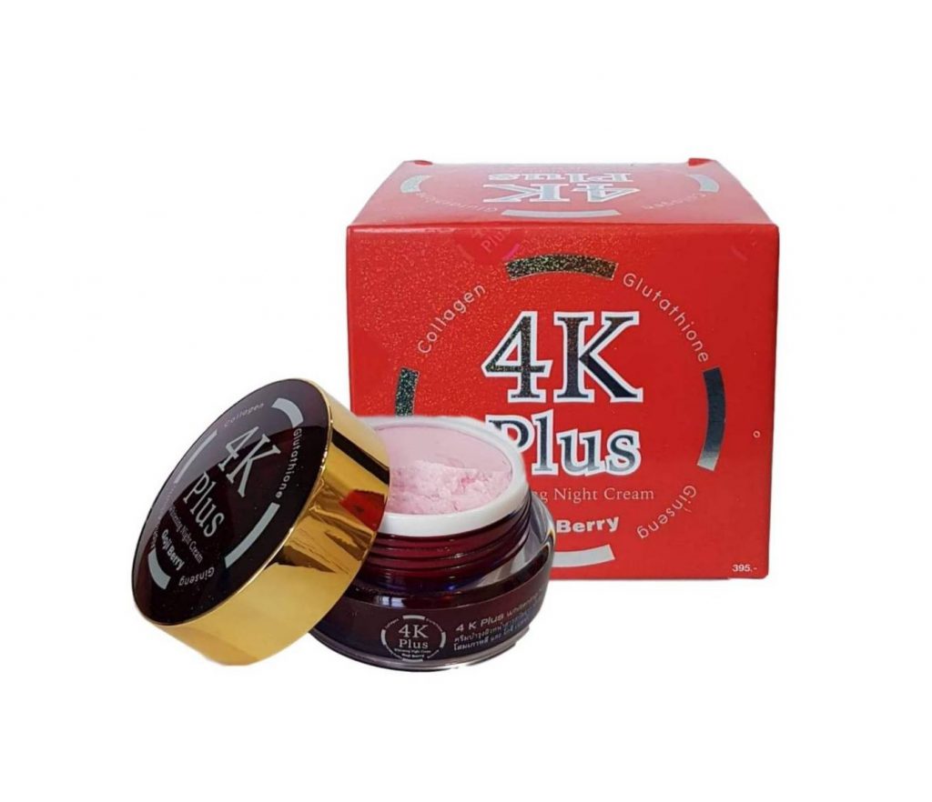 4K Plus 5X Whitening Night Cream Goji Berry | Worldwide Shipping ...