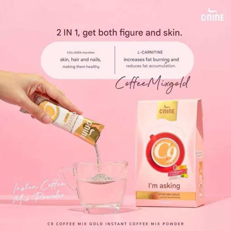 C9 Pro Slim Coffee Mix Gold | Functional Coffee 10 Sachets | Worldwide ...