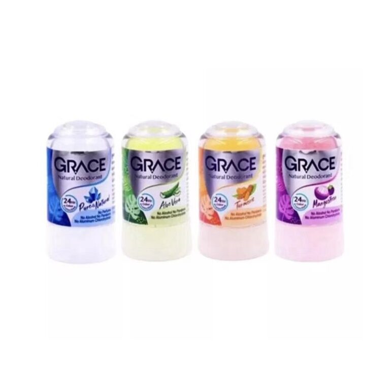 Grace Natural Deodorant Roll-On 70g – Alum Mineral Underarm Deodorant